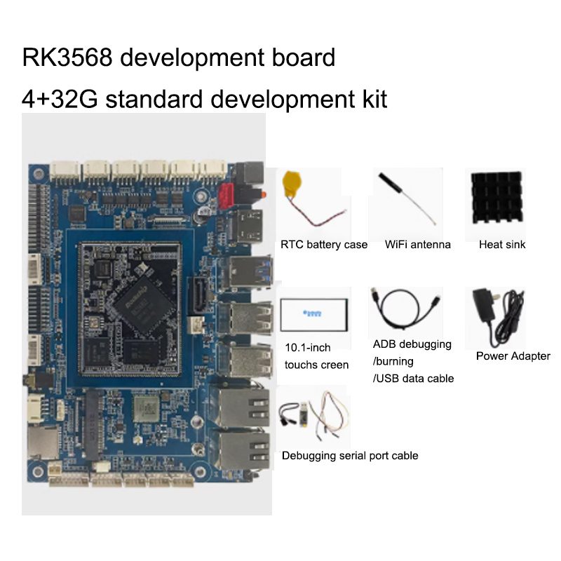 Quad Core Android Pcba RK3568 Motherboard Supports 4K 1080P Cortex-a55 ...